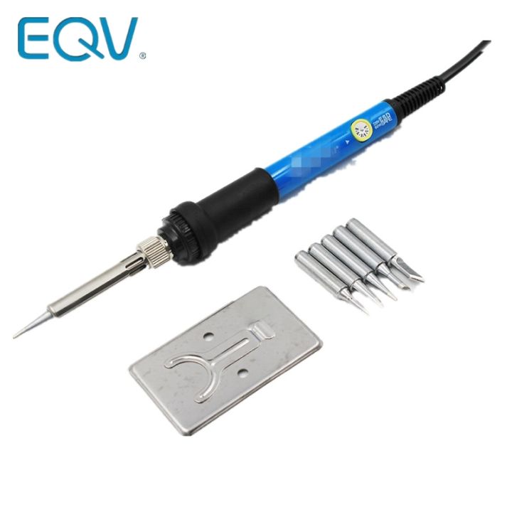 【Huaxiacuye8718】New Adjustable Temperature Electric Soldering Iron 220V ...