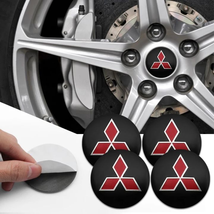 NEW 4PCS 56mm 60mm Car Wheel Center Hubcaps Emblem Sticker Auto Logo ...