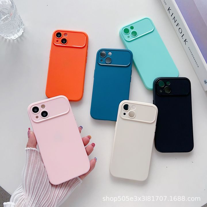 Applicable iphone15 Large Window Frosted Mobile Phone Shell for iPhone ...