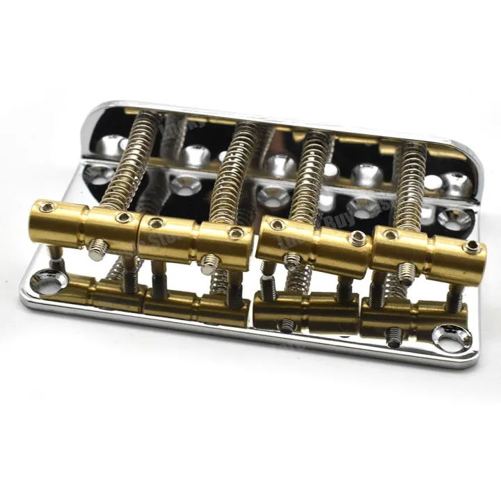 4-String Bass Bridge Brass Saddle String Space Bass Fixed Bridge Loaded ...