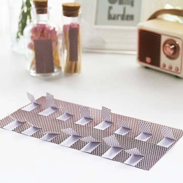 Matchstick Striker Adhesive Matches Flame Paper Match Stickers Craft ...