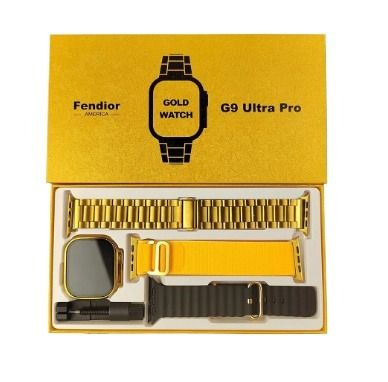 Fendior America G9 Ultra Pro Golden Edition Smart Watch | Daraz.lk