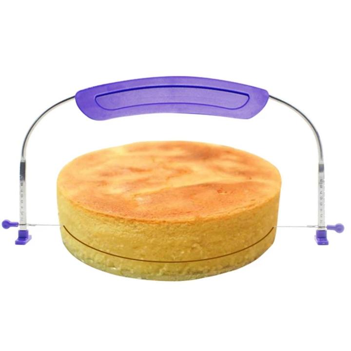 Adjustable Cake Leveler Wire Cutter Slicer Plastic Cake Scrapers ...