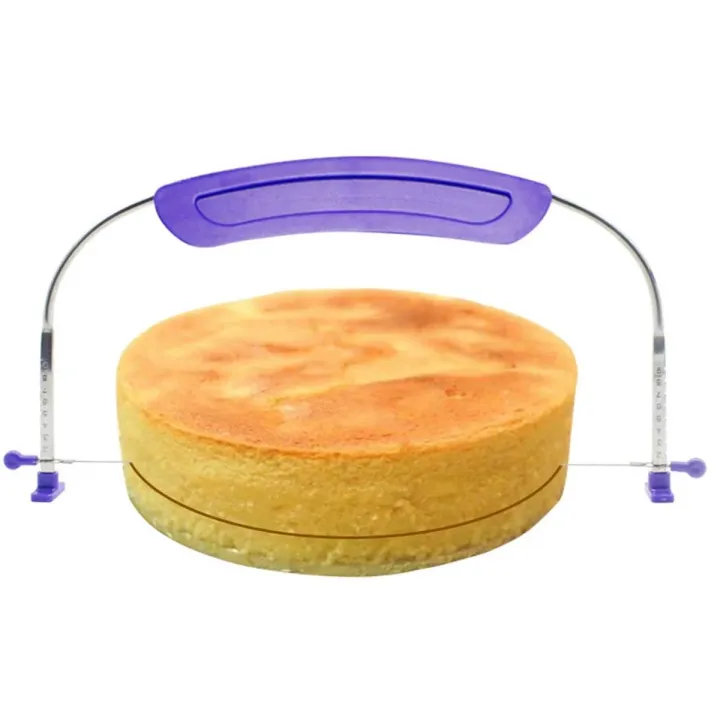 Adjustable Cake Leveler Wire Cutter Slicer Plastic Cake Scrapers ...