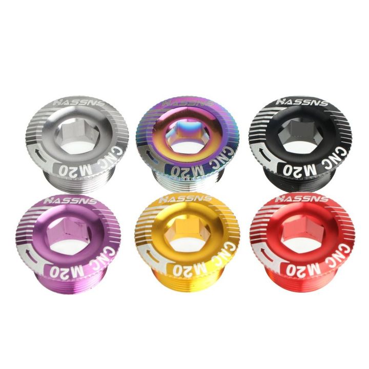 MTB Colorful Waterproof Chainring Bolt Crankset Nut Bottom Bracket Bolt ...