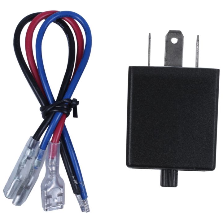 Motorcycle 3 Pin Adjustable Electronic Led Flasher Relay For Car Turn ...