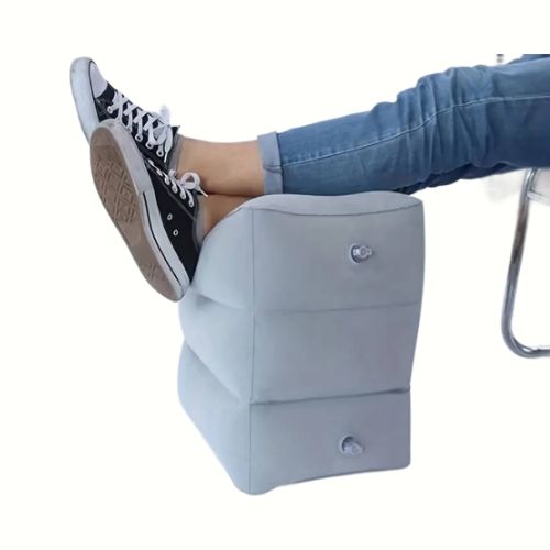 Simplist Flocking Inflatable Foot Rest with 3 level Height Adjustable ...