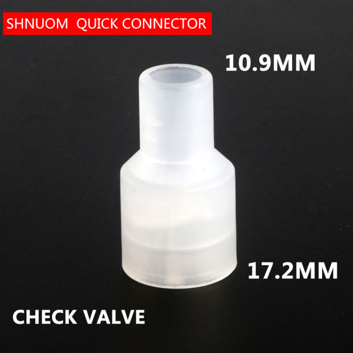 Diameter Change Plastic One Way Inline Check Valve Gas Air Liquid Water ...