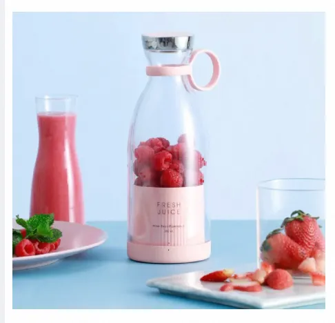USB Rechargeable Portable Blender – 420ml Smoothie Maker | 6 Blade Mini ...