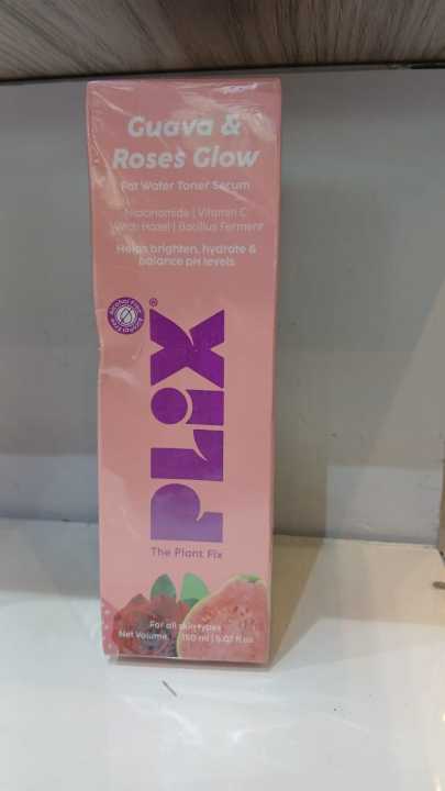 PLIX GUAVA AND ROSES GLOW FAT WATER TONER SERUM -150ML | Daraz.lk