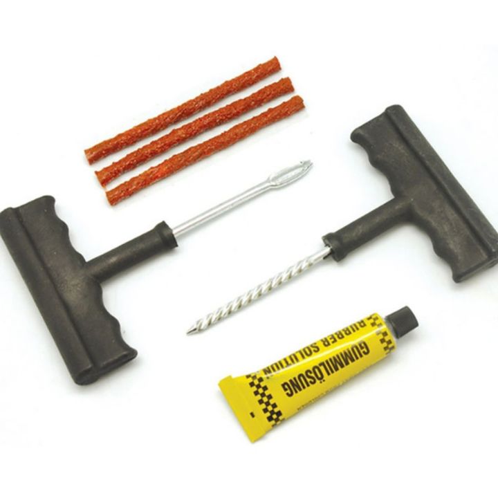 Universal Tubeless Tyre Puncture Kit, Emergency Flat Tire Repair Patch ...