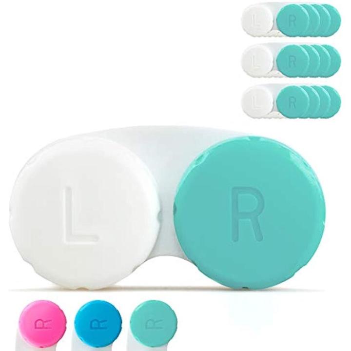 Contact Lens Container Set 12 Pieces Contact Lens Box Annual Supply ...
