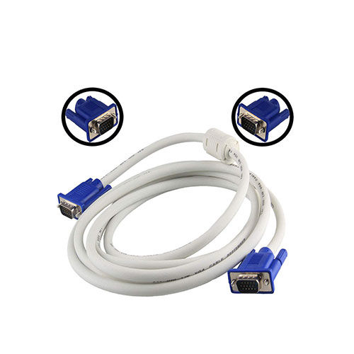 VGA Extension Cable VGA M/M Wire HD 15 Pin Male to Male VGA Cord Copper ...