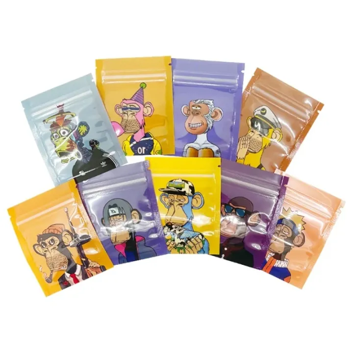 HOT zip lock bags Reusable Food Storage Ziplock Pouch Cartoon Pattern ...