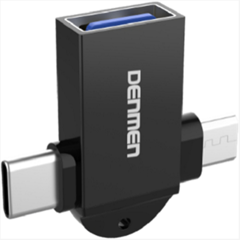 Denmen DU12 USB to Type C & Micro Converter | Daraz.lk