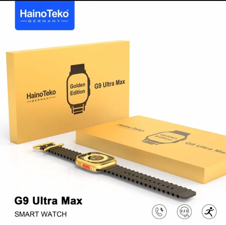 haino teko g9 ultra max golden edition, smart watch new brand 2023 | Daraz.lk