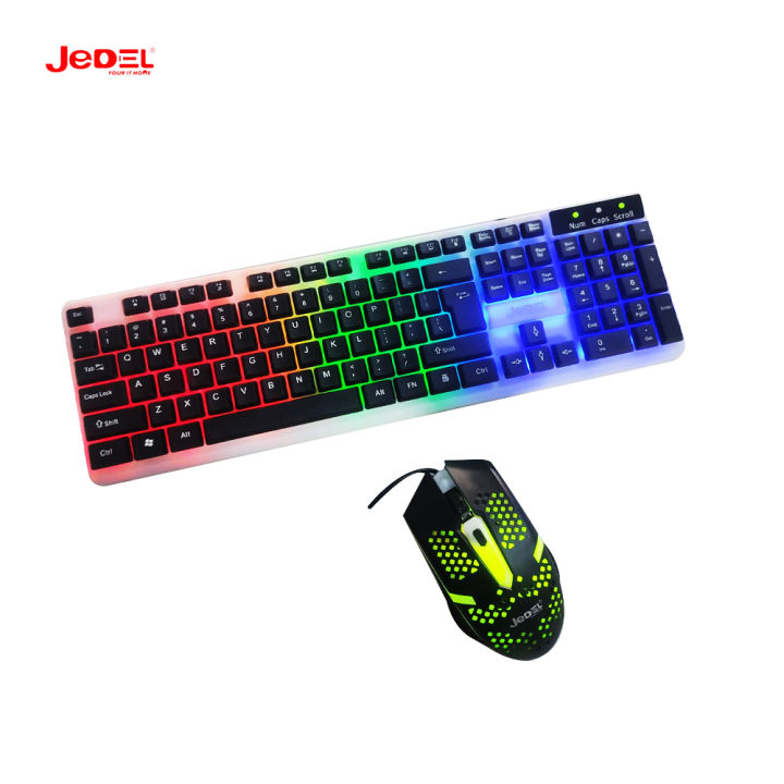 Jedel GK100 RGB Gaming keyboard mouse combo | Daraz.lk