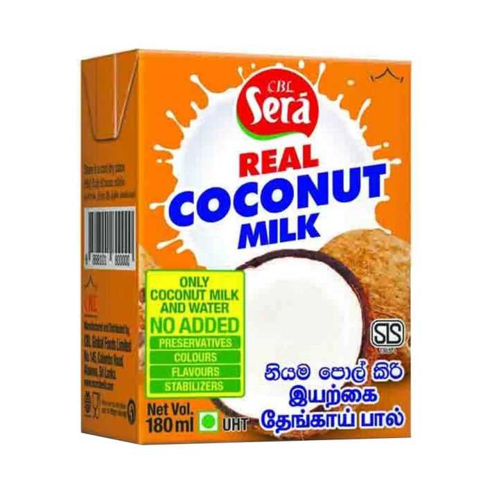 Cbl Real Sera Coconut Milk 180Ml | Daraz.lk