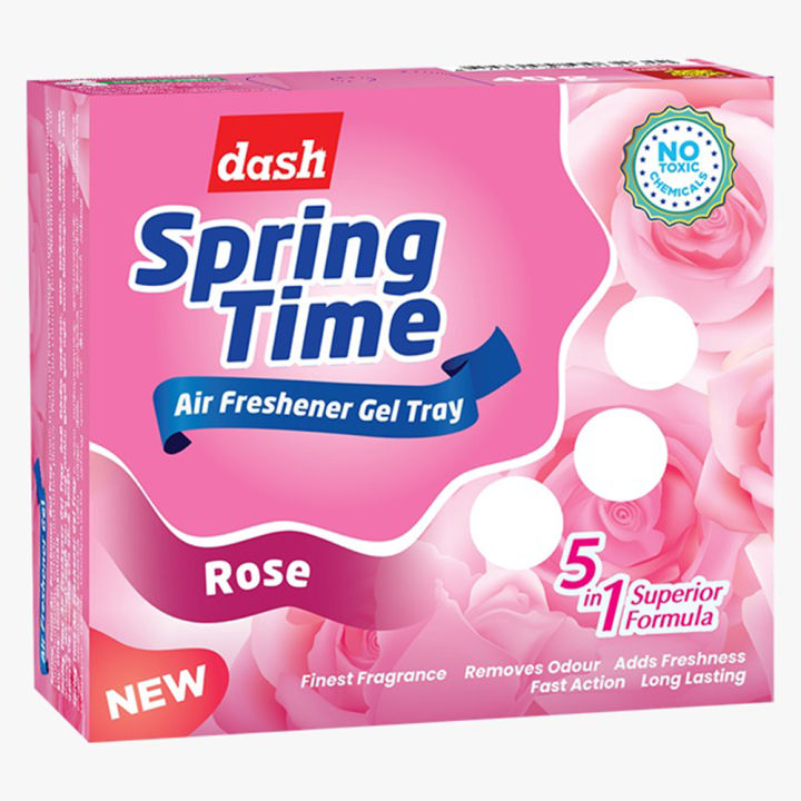 Dash Spring Time Air Freshener Gel Tray Rose 40G | Daraz.lk