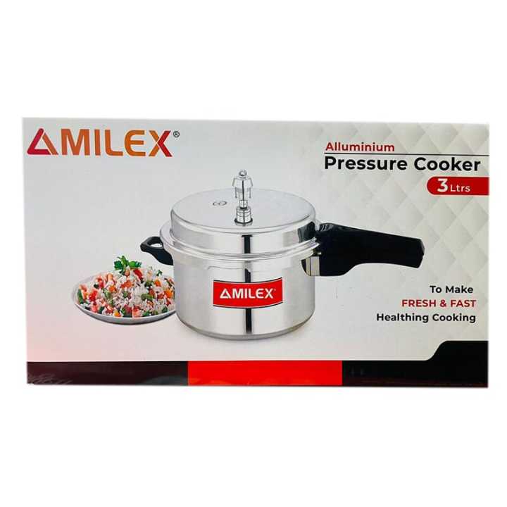 Master the Art of Quick Cooking: Amilex 3L Aluminium Pressure Cooker ...