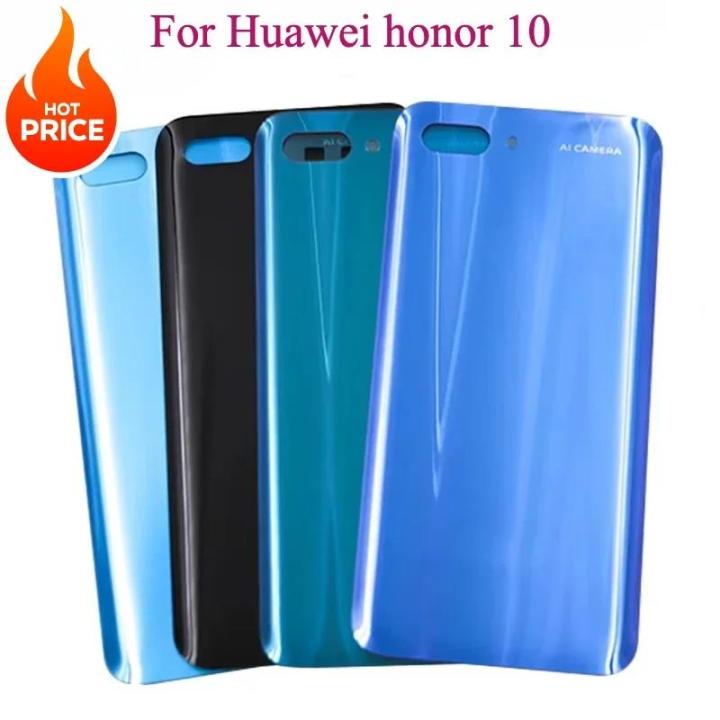 Glass Housing For Huawei honor 10 Battery Cover With Camera Lens + Logo ...