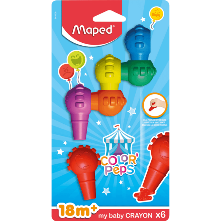 Maped Baby Crayons X 6 | Daraz.lk