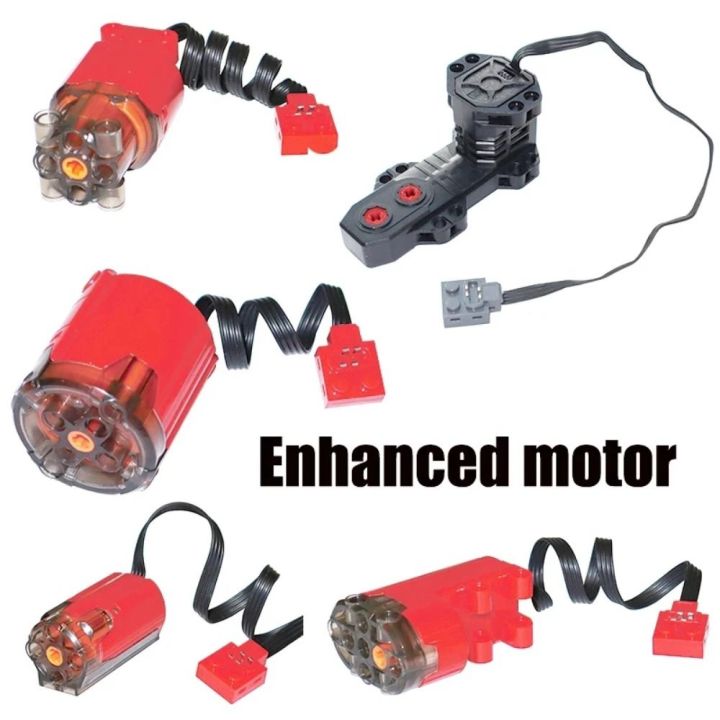 Toy Bricks Multi Power Functions Technical Motor Parts Speed Controlled ...