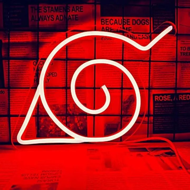 Anime Ninja Neon Sign, Dimmable Anime LED Neon Signs Neon Signs for ...