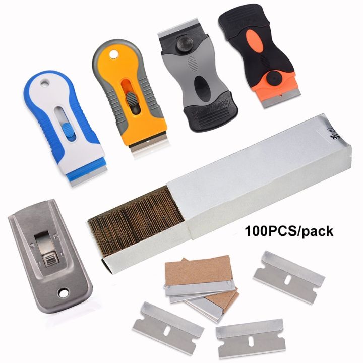 【As picture】 FOSHIO Vinyl Dust Cleaning Tool Razor Scraper Window Car ...