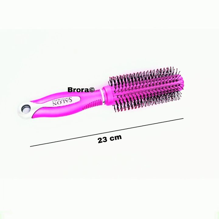 Round Hair Roller Brush Nylon Bristle Comb | Daraz.lk