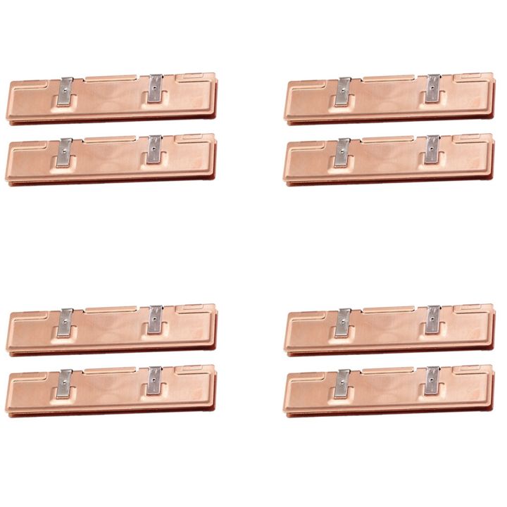 8Pcs Pure Copper RAM Heatsink Radiator for Ram Memory Cooler Cooling Heat Sink Desktop Memory ...