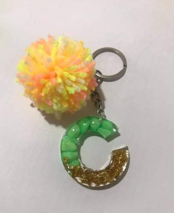 Resin Letter Key Tag | Daraz.lk