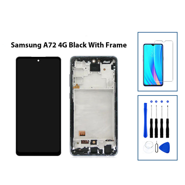 LCD With Frame For Samsung Galaxy A72 4G A725F Display Touch Screen Digitizer Assembly ...