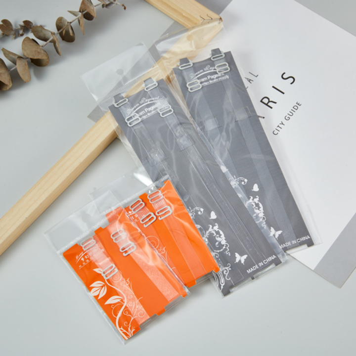 1cm Wide Bra Straps Elastic Transparent Silicone Straps Pair Pack Non ...