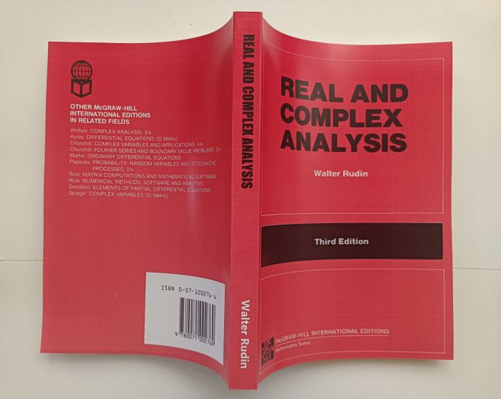 Real and Complex Analysis 3nd | Daraz.lk