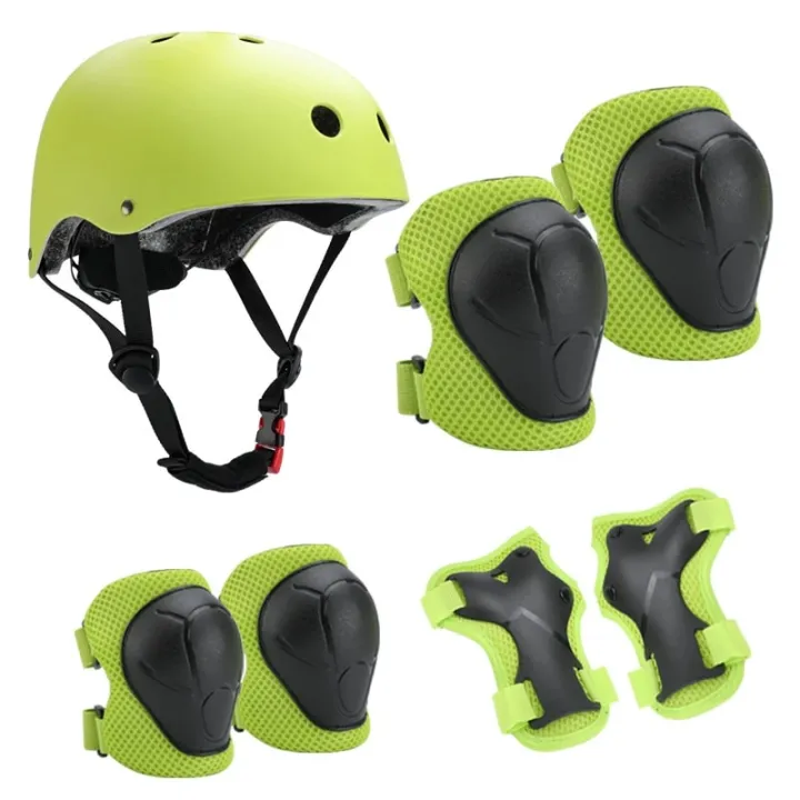 6/7Pcs Protective Gear Sets for Kids Knee Pads Elbow Pads Wrist Guards ...