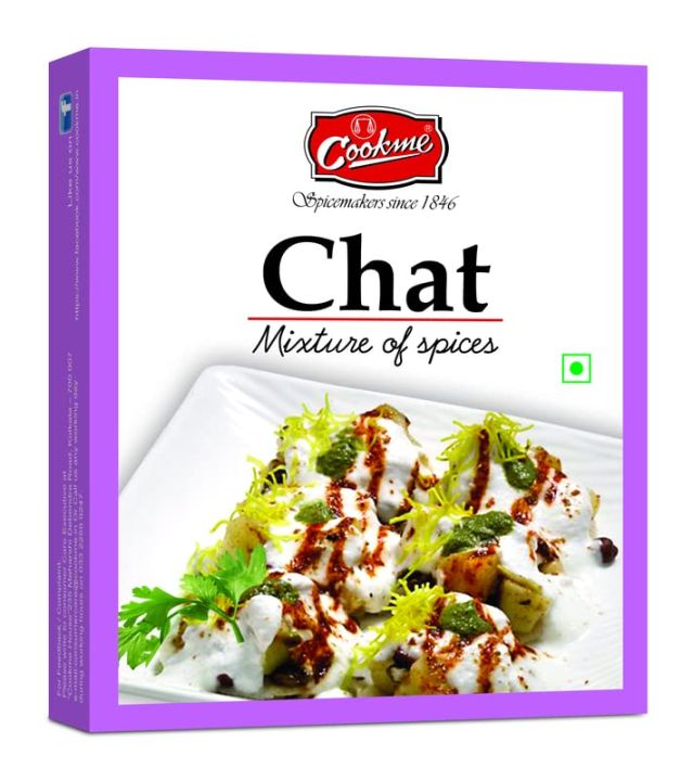 Cookme Chat Masala Powder 100g (2 Pkt of 50g each) (FROM INDIA) JEZ ...
