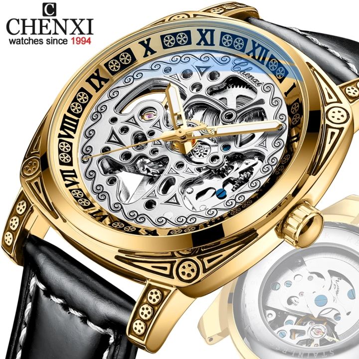 CHENXI brand fashionable business luxury waterproof automatic mechanical men's watch | Daraz.lk