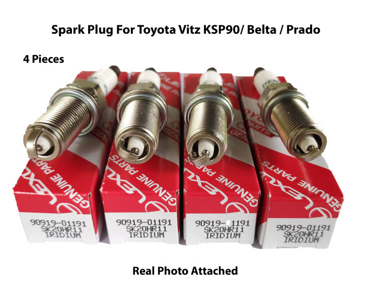 Spark Plug For Toyota RAV4 (Price For 4 Plug) 90919-01198 Denso K20TR ...