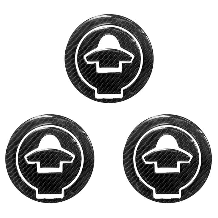 3X Motorcycle Carbon Fiber Fuel Tank Cover Sticker Decal for YAMAHA YZF ...