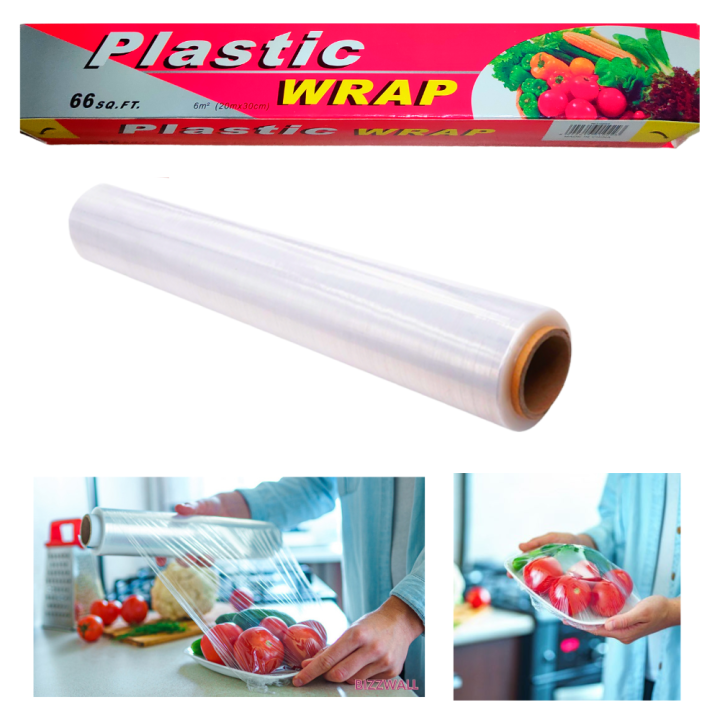 1 x Cling Film 66 SQ.FT. ( 20 m X 30 cm ) Catering Plastic Food Seal ...
