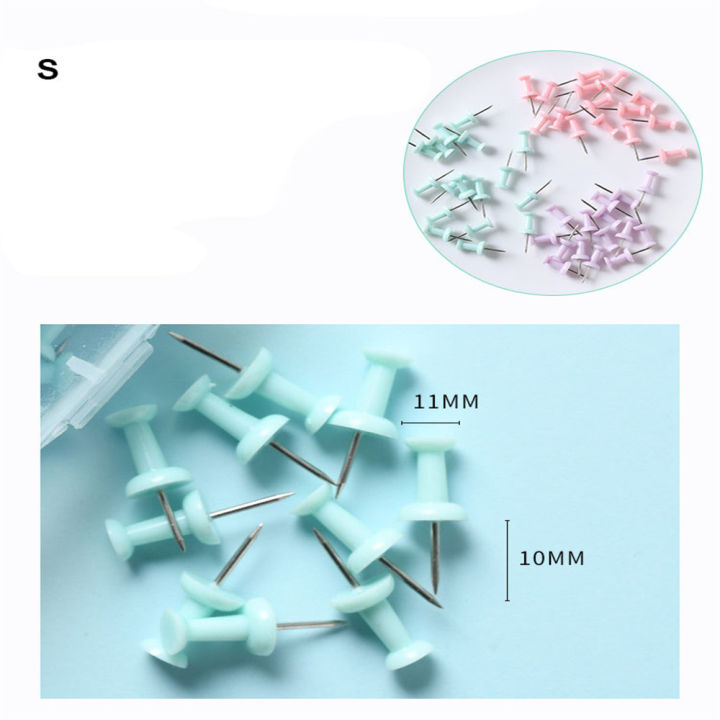 Decorative Thumb Tacks Colorful Map Tack for Photos Wall Home Office ...