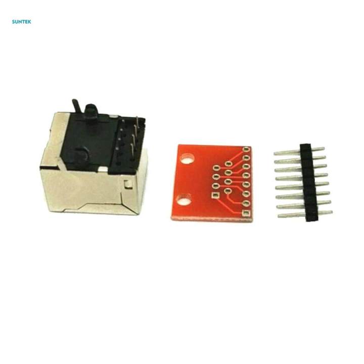 3x8 Pins Connector PCB and Breakout Board Kit for Check Ethernet Not ...