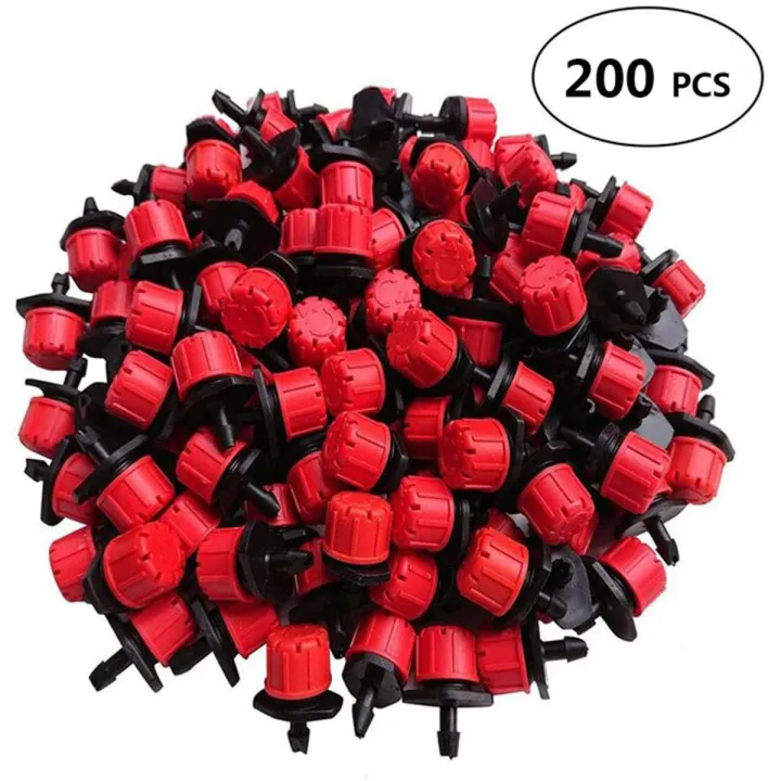 800pcs Adjustable Irrigation Sprinklers 1/4'' Emitter Dripper ...