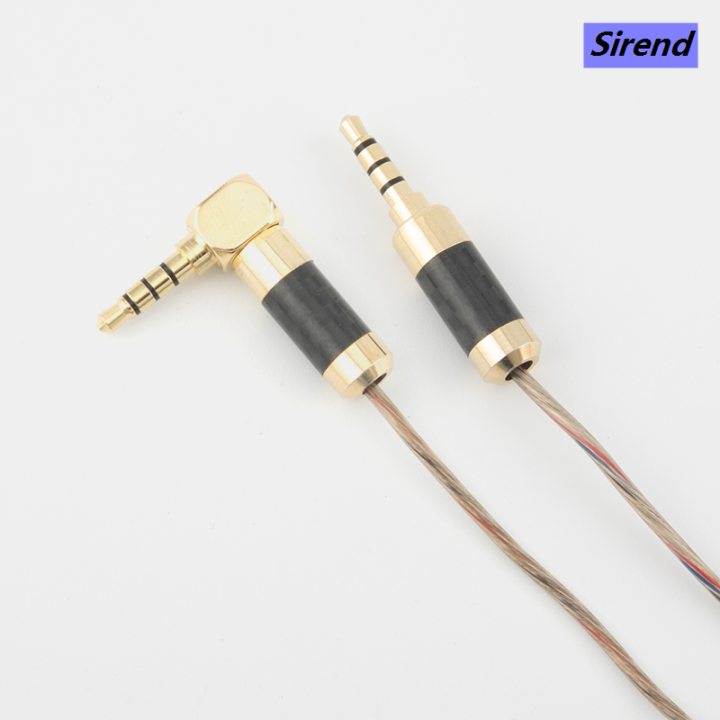 Sirend Gold Plated Plug 3.5mm 4-pin Audio Cable Jack 3.5mm Aux Cable ...