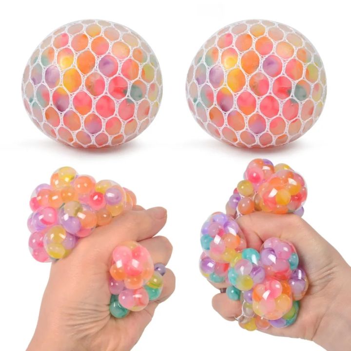 【LuckyBabyFans Store】New Decompression And Ventilation Grape Ball Toys ...