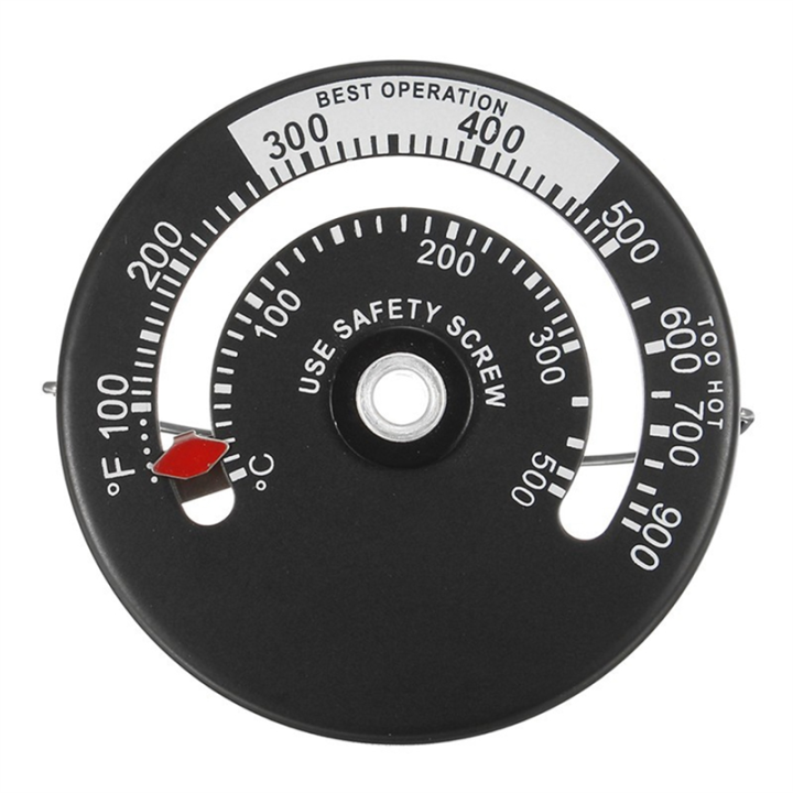 1 PCS Robust Magnetic Wood Stove Thermometer Fire Stove - Flue ...
