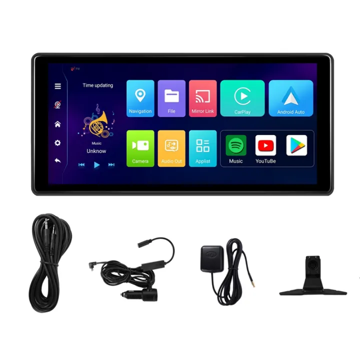 10.36inch Android Car Monitor 4+64G Multimedia Player Wireless | Daraz.lk