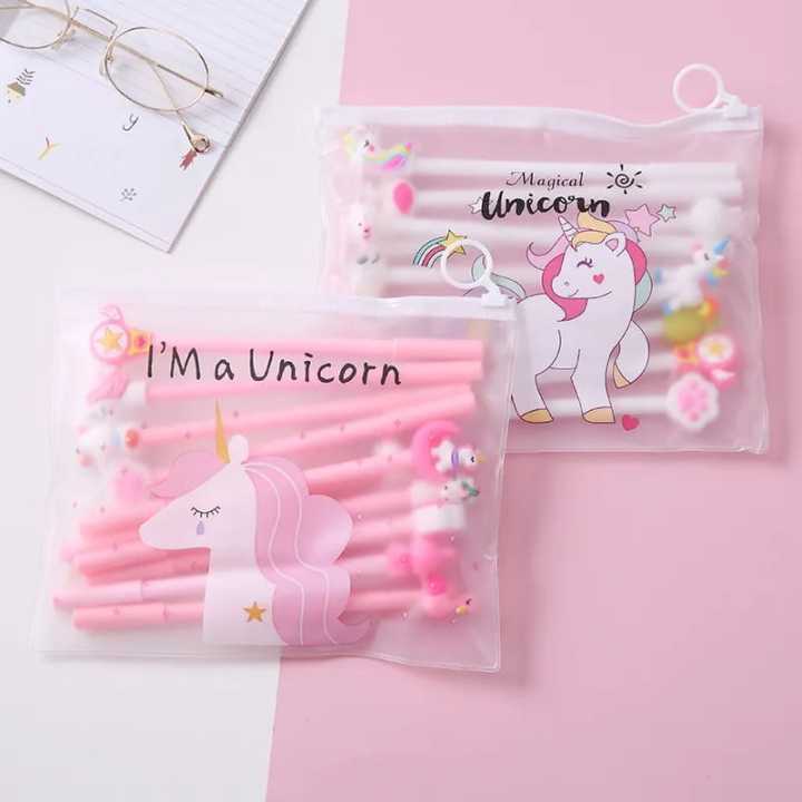 Unicorn PVC Document Bag File Folder/ Pencil Case /Stationery Holder ...