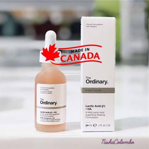 CANADA The Ordinary LACTIC ACID 10% + Ha Superficial Peeling Solution ...